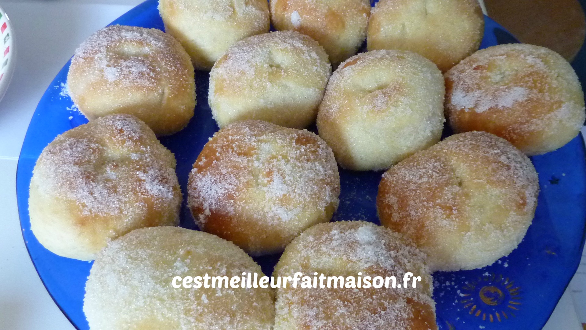 Beignets au lait ribot cuits au four - C'est meilleur fait maison