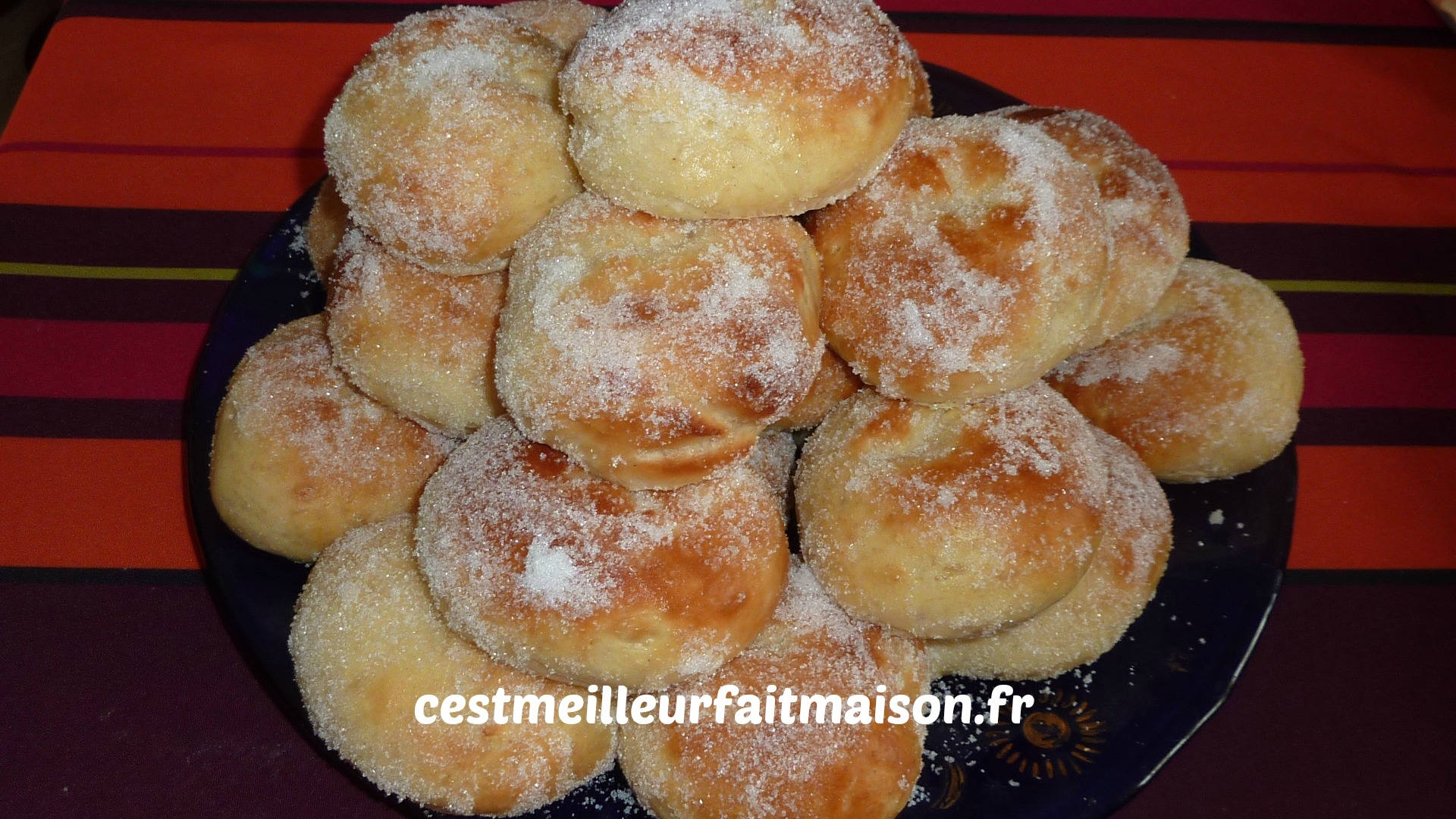 Beignets au lait ribot cuits au four - C'est meilleur fait maison