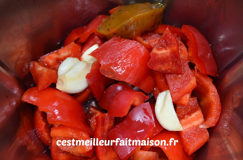 Velouté aux poivrons rouges - C'est meilleur fait maison