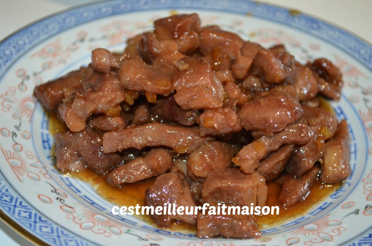 Porc au caramel - C'est meilleur fait maison